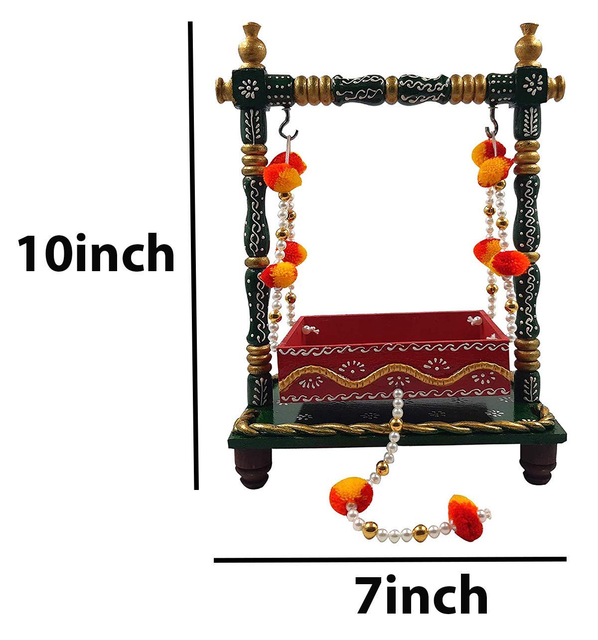 Laddu Gopal Jhula Decorative Jhula Jhula for Laddu Gopal Janmashtami Jhula
