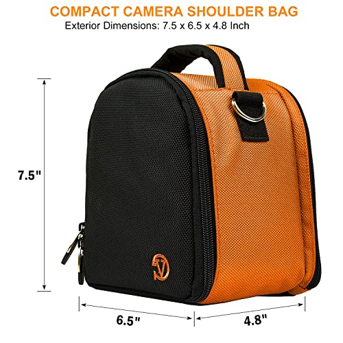 ROXIE Professional Point and Shoot Camera Case Bag for Canon PowerShot G9 G7 G5 G1 X Mark III ELPH 360 HS G9 G7 G5 G1 X Mark III ELPH 360 HS