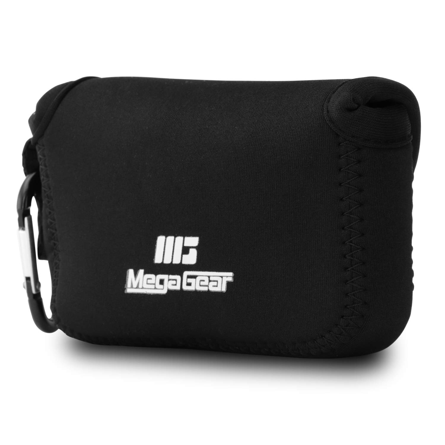 Mega Gear Canon PowerShot SX620 HS Ultra Light Neoprene Camera Case, with Carabiner - Black - MG814