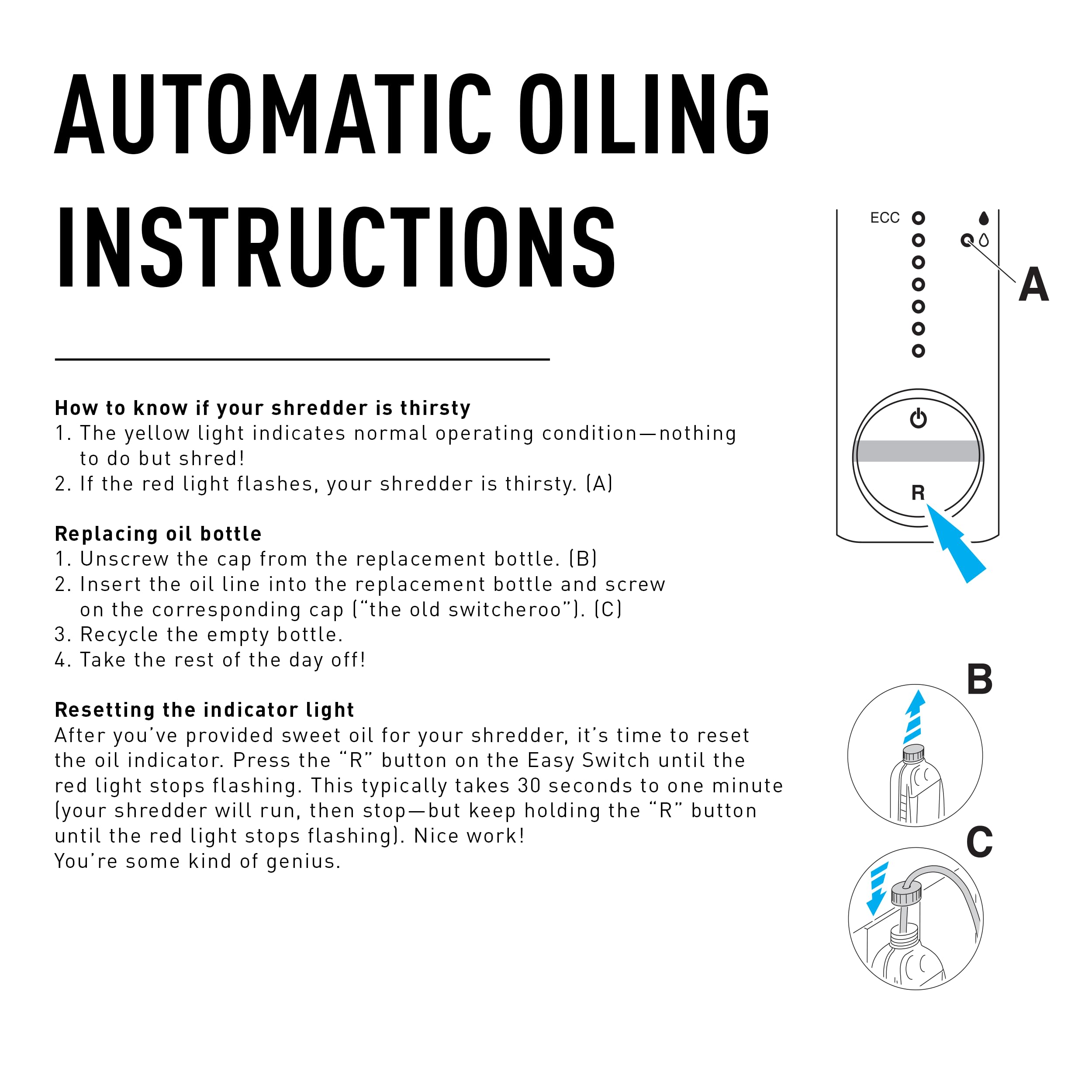 ideal. Special High-Cling Lubricating Shredder Oil (6 Count 1 Quart Bottle)