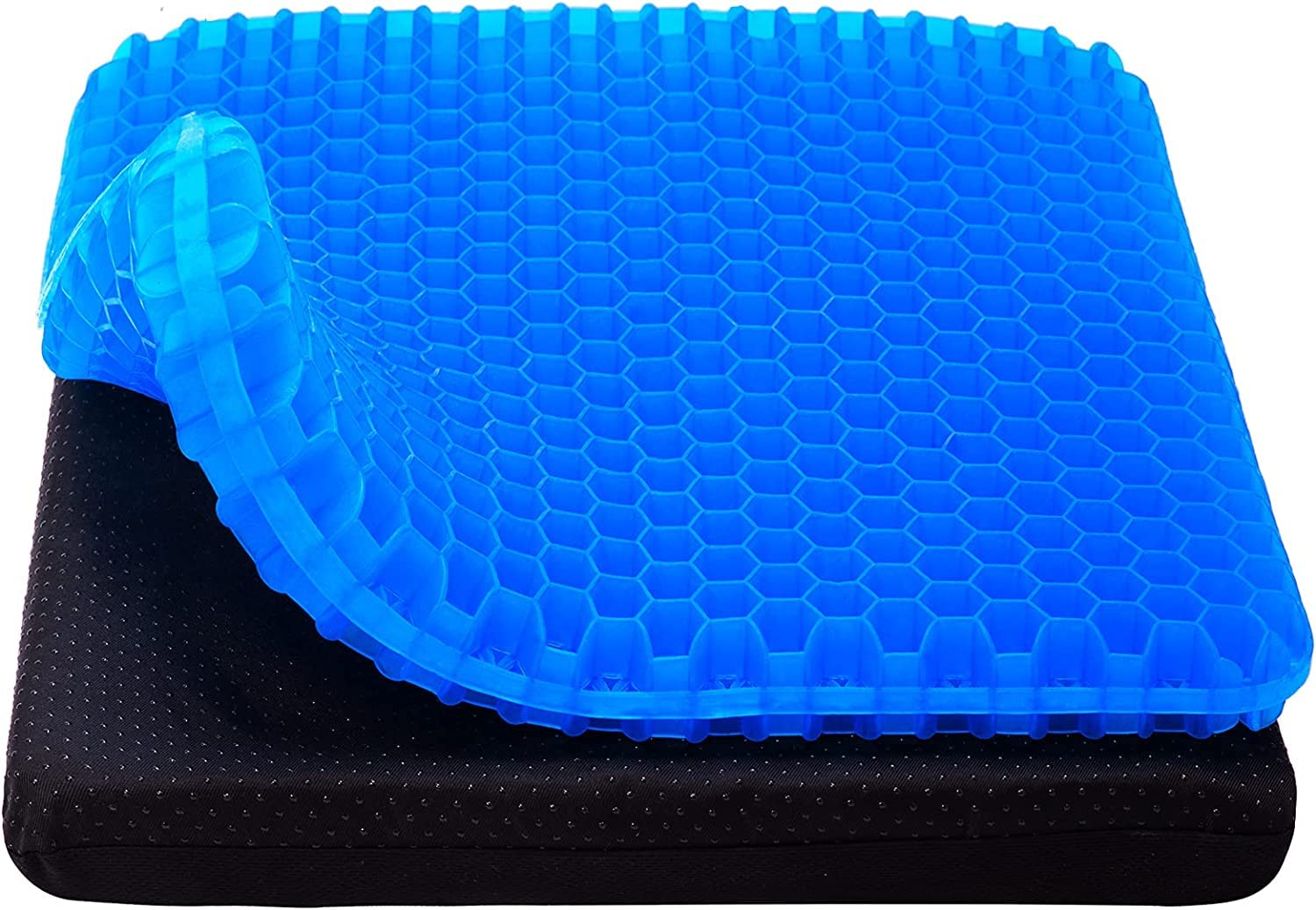 Kays Gel Seat Cushion, Seat Pad, Seat Pillow, Wheelchair pad and Long Sitting Cushion, Breathable and Cooling Cushion