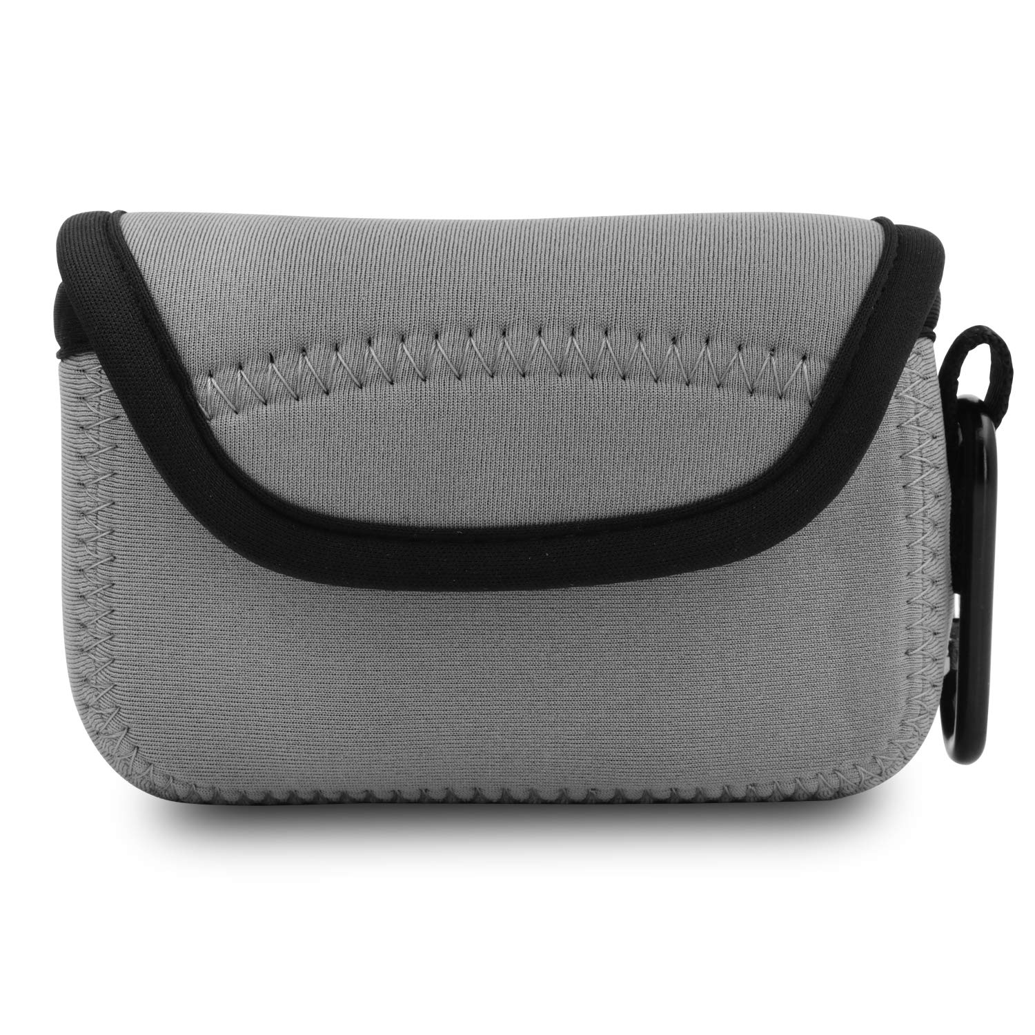 Mega Gear Canon PowerShot SX620 HS Ultra Light Neoprene Camera Case, with Carabiner - Gray - MG815