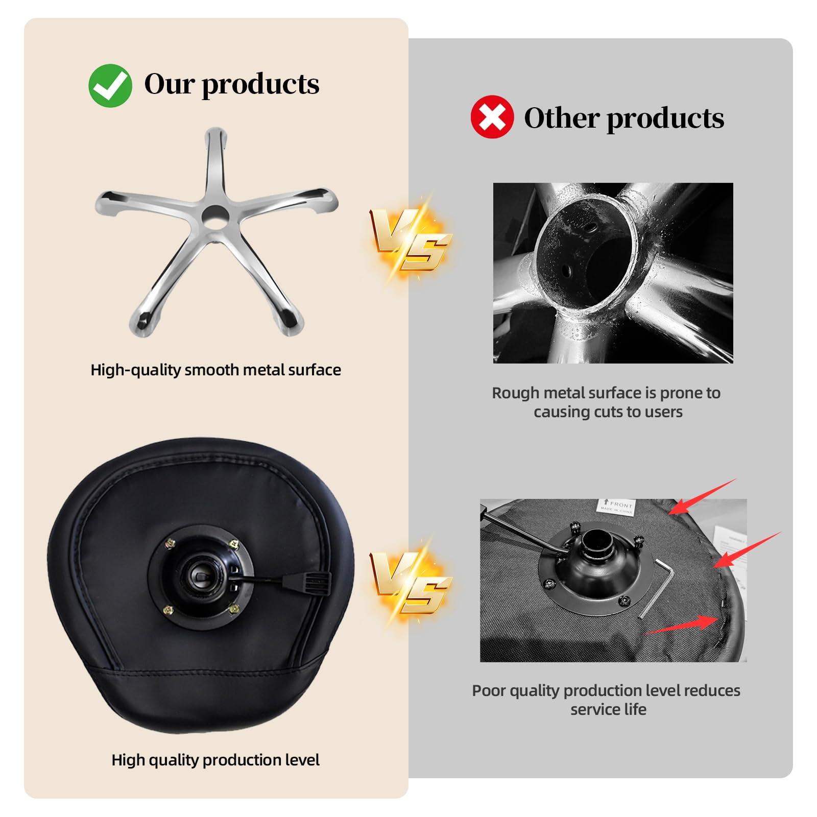 Saddle Stool Rolling Ergonomic Swivel Chair for Dental Office Massage Clinic Spa Salon,Adjustable Hydraulic Stool with Wheels (Without Backrest, Black)