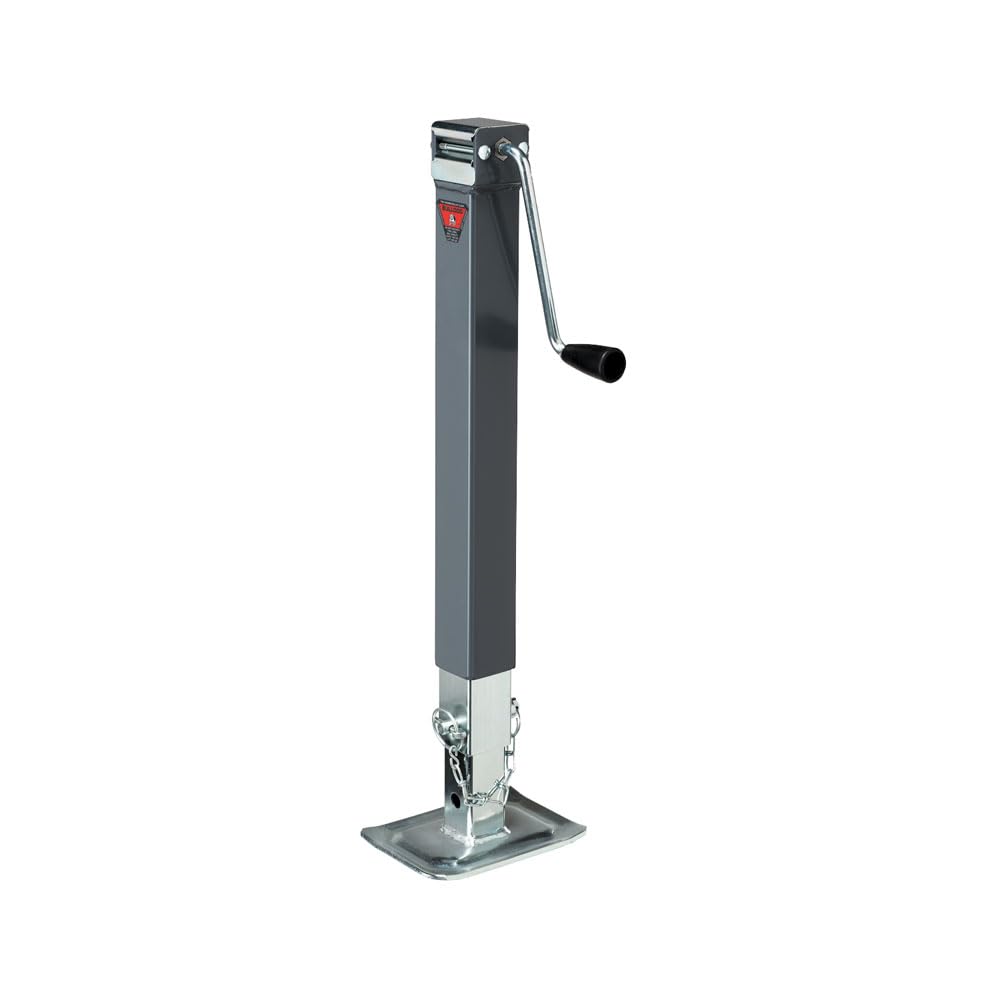 Fulton Draw-Tite 190754 Square Trailer Jack, Gray