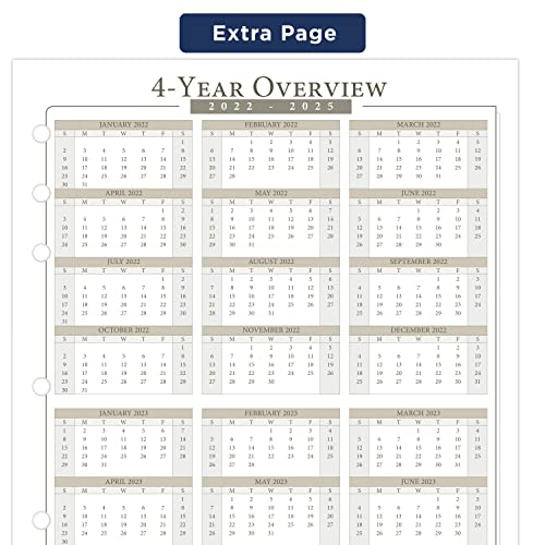 AT-A-GLANCE 2023 Monthly Planner Refill, 87329 Day-Timer, Size 5, Folio Size, Loose Leaf, Monthly Tabs (491-685)