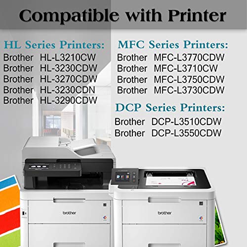 3-Pack(1C+1M+1Y) Compatible TN-223 Toner Cartridge Replacement for Brother TN-223 TN223 MFC-L3750CDW HL-L3290CDW HL-L3210CW MFC-L3710CW HL-L3230CDW Printer,Sold by MitoColor