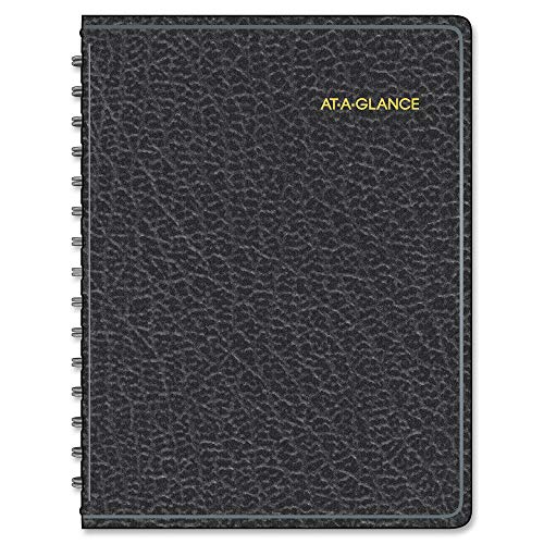 AT-A-GLANCE 8031005 Four-Person Group Undated Daily Appointment Book, 8 1/2 x 10 7/8, White