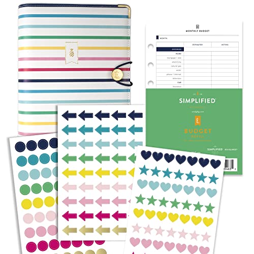 AT-A-GLANCE 2023 Monthly Refill, Simplified by Emily Ley, 5-1/2" x 8-1/2", Desk Size, Monthly Tabs (EL100-4211)