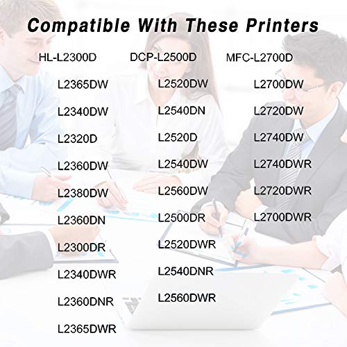 SOLER Compatible Toner Cartridge Replacement for Brother TN630 TN660 Toner Cartridge for HL-L2300D DCP-L2540DW HL-L2360DW HL-L2380DW MFC-L2707DW DCP-L2520DW HL-L2320D Printer(Black, 10-Pack)