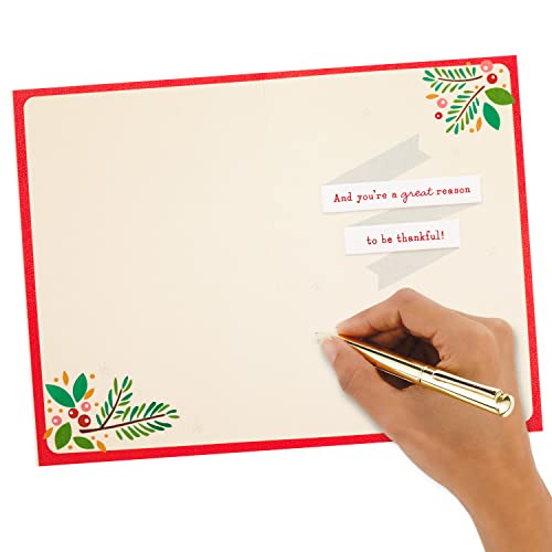 Hallmark Christmas Card (More Joy, Kindness, Thank-Yous)