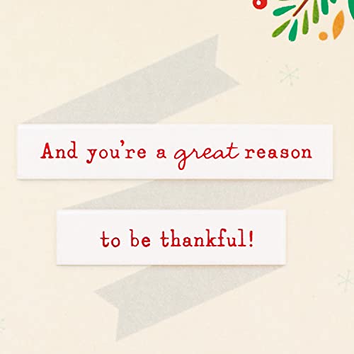 Hallmark Christmas Card (More Joy, Kindness, Thank-Yous)