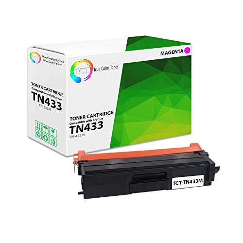 TCT Premium Compatible Toner Cartridge Replacement for Brother TN-433 TN433BK TN433C TN433M TN433Y High Yield Works with Brother HL-L8260CDW L8360CDW MFC-L8610CDW Printers (B, C, M, Y) - 8 Pack
