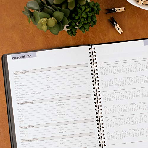 AT-A-GLANCE 2020 Weekly Appointment Book/Planner, DayMinder, 8" x 11", Large, Black (G52000)