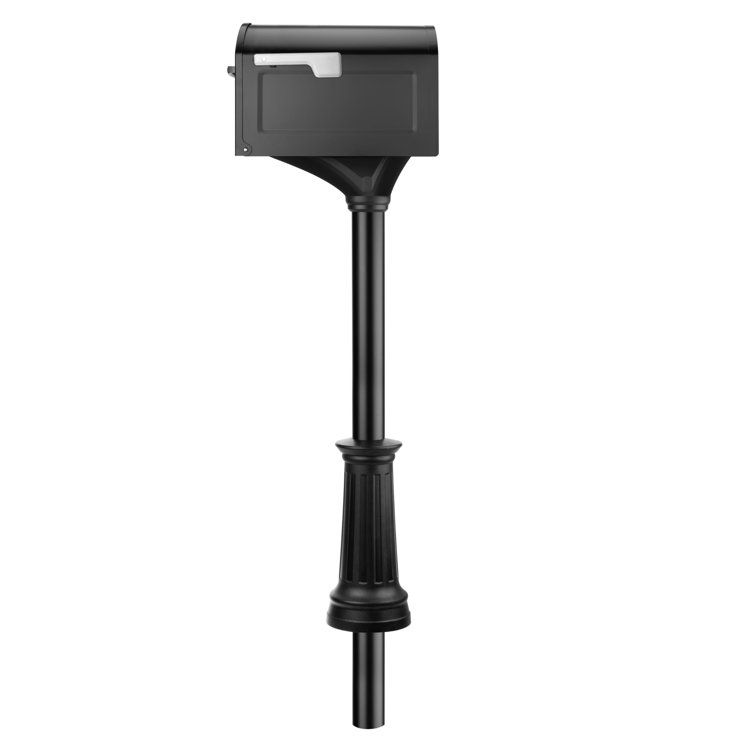 Architectural Mailboxes 950080B-10 Centennial Decorative Steel Mailbox and Post Kit, Extra Large, Black