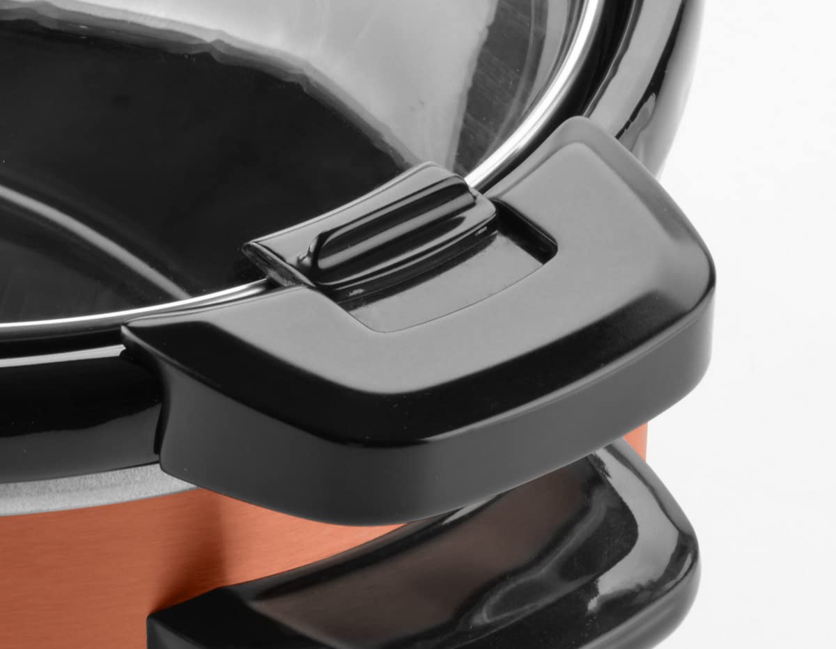 Toastmaster 4-Quart Digital Slow Cooker with Locking Lid (Copper)