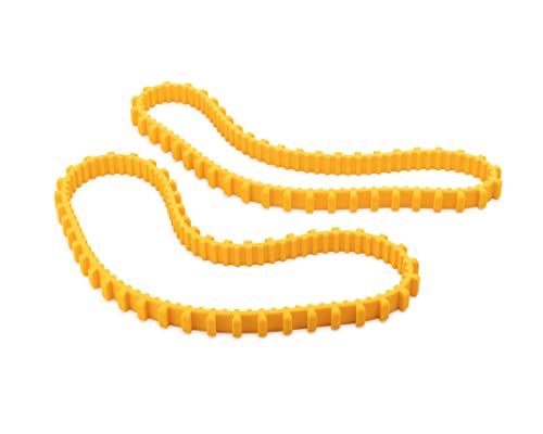 Dolphin Genuine Replacement Part — Durable, Multi-Surface Yellow Tracks for Traction and Movement (2PK) — Part Number 9985007-R2