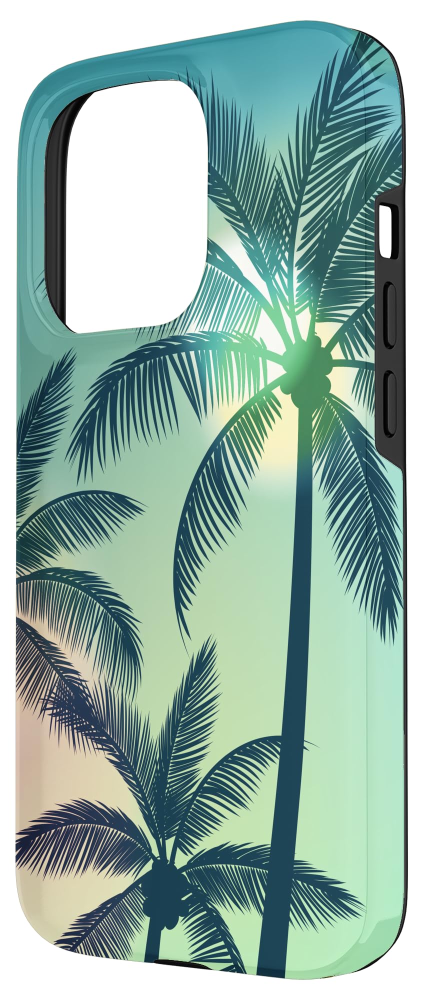 iPhone 15 Pro Exotic Plant Palm Tree Leaves Sunny Beach Summer Tropical Case
