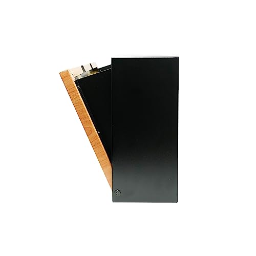 Movo Home Wall Mount Mailbox, Modern Wood Mailbox for House Allen
