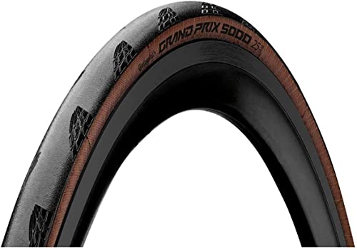 Continental Pair Grand Prix 5000 Folding Tires 700x28c Black Transparent 700c, 700x28