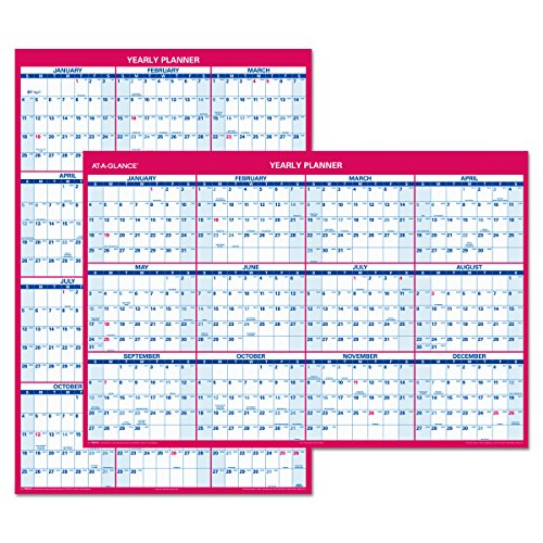 AT-A-GLANCE Vertical/Horizontal Wall Planner, 48 x 32 Inches, White and Cream, 2011 (PM326-28)