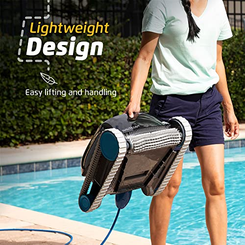 Dolphin Nautilus CC Automatic Robotic Pool Cleaner - Ideal for Above and In-Ground Swimming Pools up to 33 Feet - with Large Capacity Top Load Filter Basket…