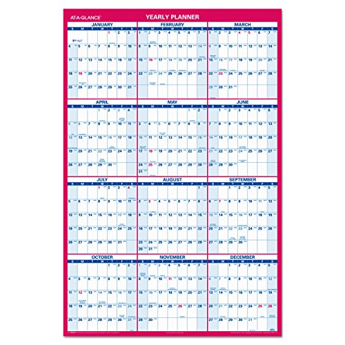 AT-A-GLANCE Vertical/Horizontal Wall Planner, 48 x 32 Inches, White and Cream, 2011 (PM326-28)