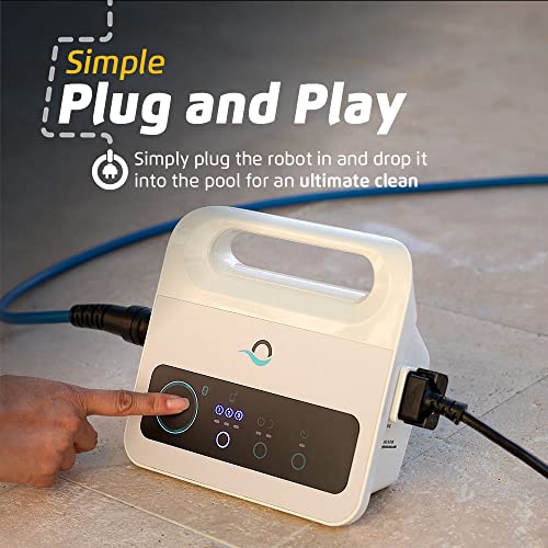 Dolphin Nautilus CC Automatic Robotic Pool Cleaner - Ideal for Above and In-Ground Swimming Pools up to 33 Feet - with Large Capacity Top Load Filter Basket…
