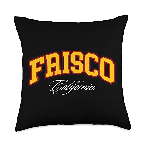 Frisco, Frisco shirt,Frisco Pride The Bay SF 415 Shirt,Frisco Pride The Bay Hyphy 415 SF City Throw Pillow, 18x18, Multicolor