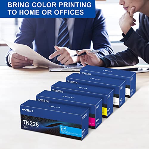 TN221 TN225 - TN221BK TN221 Toner - Compatible Toner Cartridge Replacement for Brother TN221 Toner cartridges TN221 TN225 Compatible with MFC-9130CW HL-3170CDW HL-3140CW Printer (5 Pack)