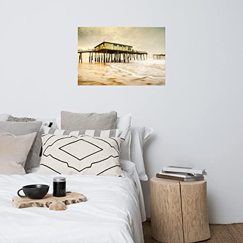 Vintage Abandoned Frisco Fishing Pier Beach/Coastal/Nature/Landscape Photo Loose/Unframed Wall Art Prints - Artwork