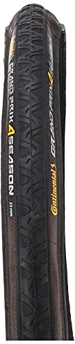 Continental Grand Prix 4-Season Bicycle Tire (700x23, Wire Beaded, Black)