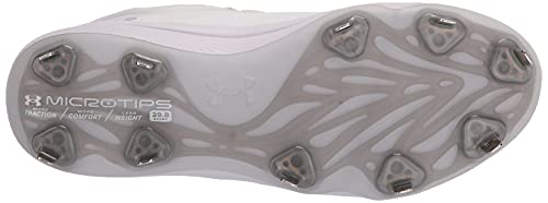 Under Armour Women's Glyde MT, White (100)/White, 8 M US