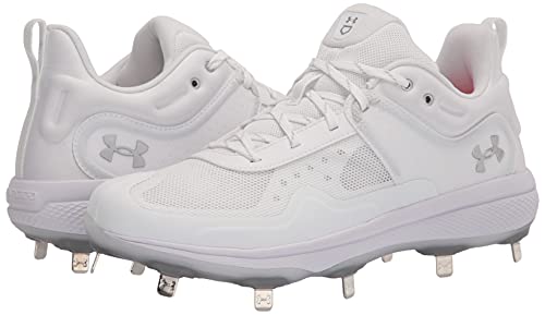 Under Armour Women's Glyde MT, White (100)/White, 8 M US