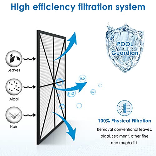 MESTICA 9991432-R4 Robotic Pool Filter- Ultra Fine Cartridge Filter for Dolphin Nautilus CC Plus, M400, M500, M200 Robotic Pool Cleaners, Hepa Filter 9991432-R4, 4 Pack