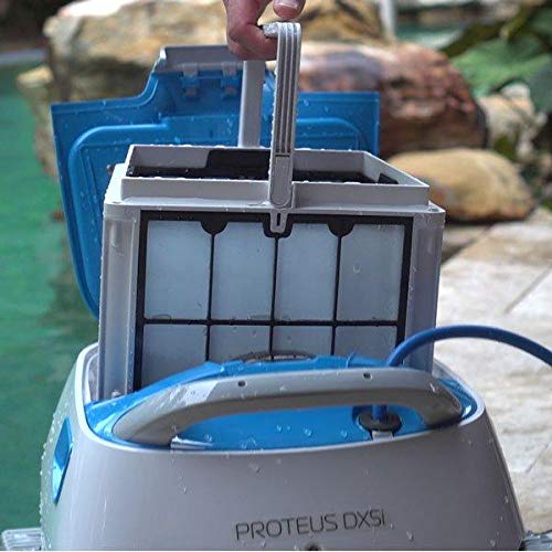 DOLPHIN Proteus DX5i Robotic Pool Cleaner - The Way of Pool Cleaning with WiFi Control, Ideal for Swimming Pools up to 50 Feet