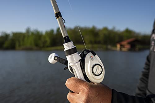 Abu Garcia Max Pro Low Profile Baitcast Reel and Fishing Rod Combo, 7' - Medium Heavy - 1pc - Left