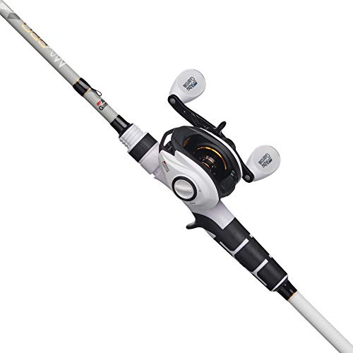 Abu Garcia Max Pro Low Profile Baitcast Reel and Fishing Rod Combo, 7' - Medium Heavy - 1pc - Left