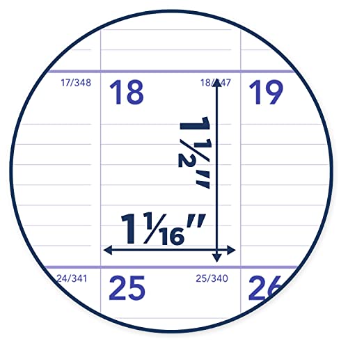AT-A-GLANCE 2023 Wall Calendar, 8" x 11", Small, Ruled Blocks, Spiral Bound, Monthly (PM128)