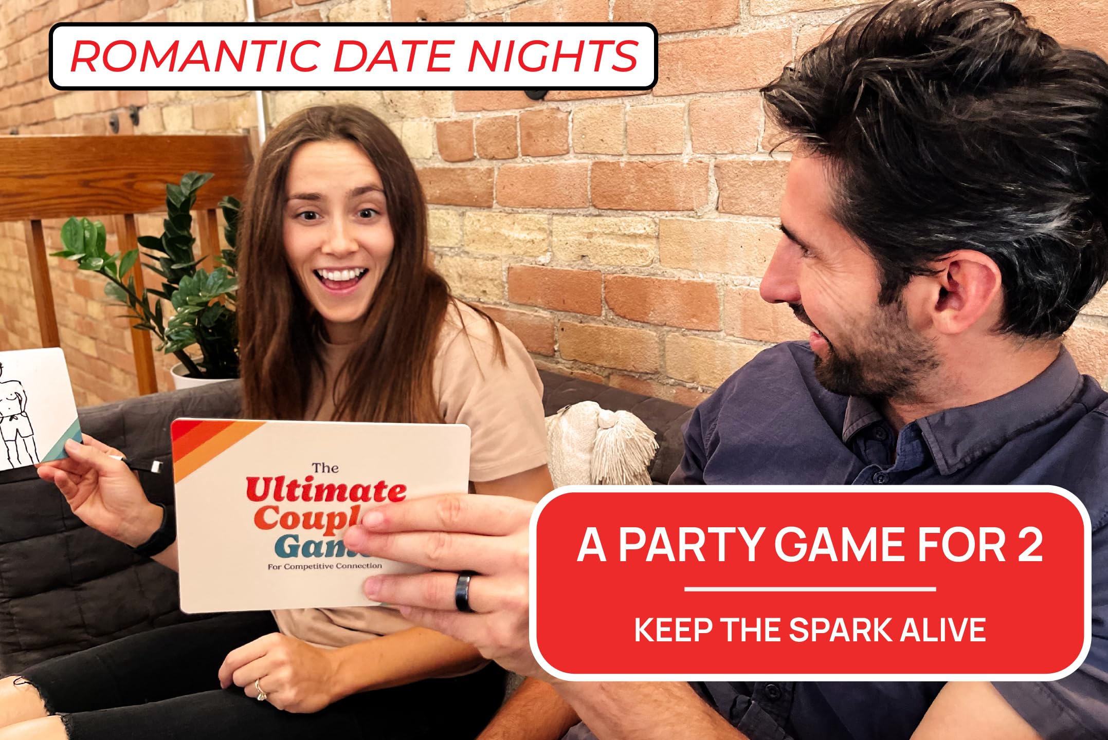 Ultimate Couples Game - Fun Party Game for Adults and Couples Game for Date Night! Guess, Match, and Draw in This Trivia, Conversation, and Relationship Card Game for Valentines, 2-12 Players