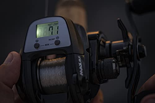 Abu Garcia Max DLC Low Profile Baitcast Fishing Reel, Black