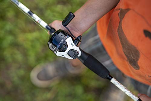 Abu Garcia 5’6" Ike Dude Youth Fishing Rod and Reel Spincast Combo, 2-Piece Rod, Size 6 Reel, Right Handle Position