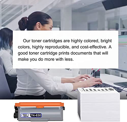 XIO Compatible TN630 TN-630 Toner Cartridge Replacement for Brother HL-L2300D L2305W L2315DW L2320D L2340DW L2360DW L2380DW Printers (Black, 1-Pack)