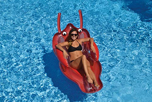 Swimline Swimming Pool Rideable Giant Inflatable Lobster Float Lounger (2 Pack)