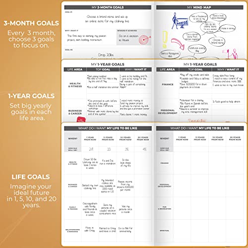 Clever Fox Planner PRO – Weekly & Monthly Life Planner to Increase Productivity, Time Management and Hit Your Goals – Organizer, Gratitude Journal – Undated, 1 Year – Softcover, 8.5x11″ (Amber Yellow)