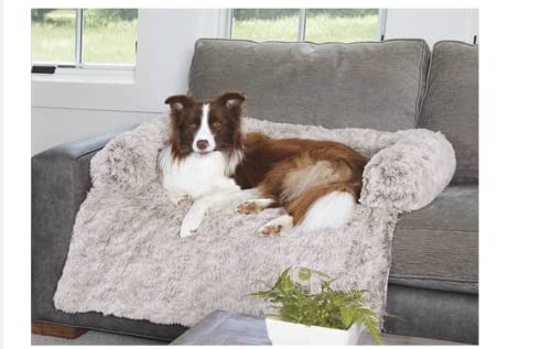 Luxury Couch Protector for Cats and Small Dogs, Faux Fur Sofa Protector for Pets, Car Dog Bed, Calming Cat Bed for Couch, Calming Small Dog Bed for Couch Couch, Protector for Small Dogs, (X-Small)