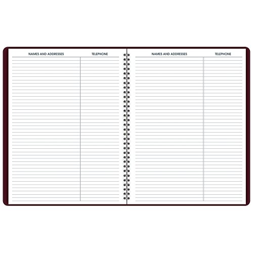 AT-A-GLANCE Weekly Appointment Book / Planner, January 2018 - January 2019, 8-1/4" x 10-7/8", Winestone (7095050)