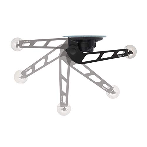 Nite Ize Original Steelie Orbiter Windshield Mount Kit - Low Profile Magnetic Car Windshield Mount for Smartphones