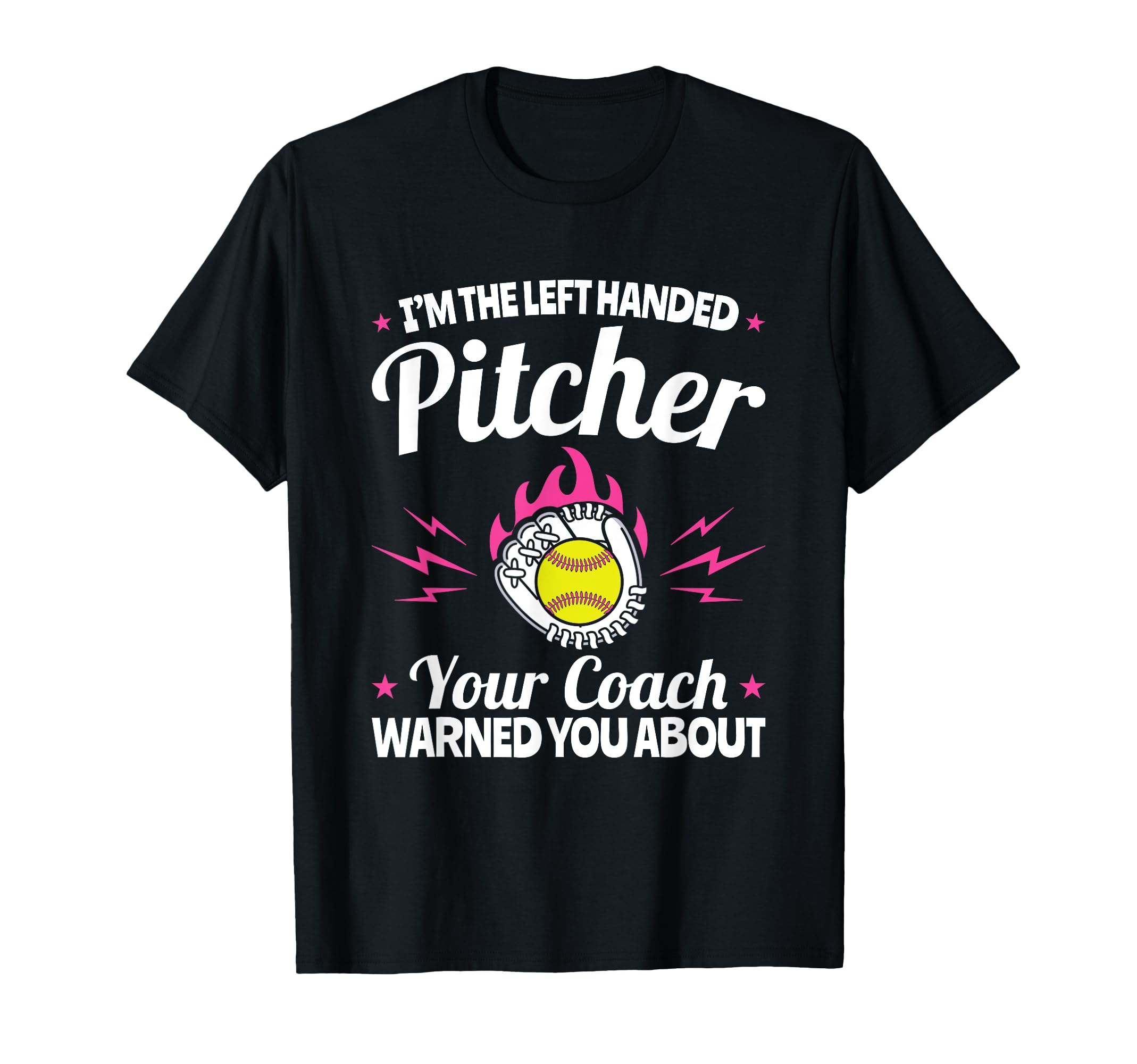 Lefty Southpaw - I'm the Left Handed Softball Pitcher T-Shirt