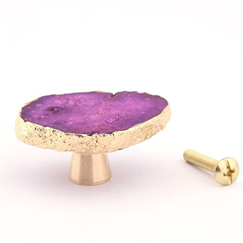 BITACS Crystal Brass Handle Drawer Kitchen Cabinet Closet Door Knob Crystal Drawer Handle (Color : F, Size : As The Picture Shows)