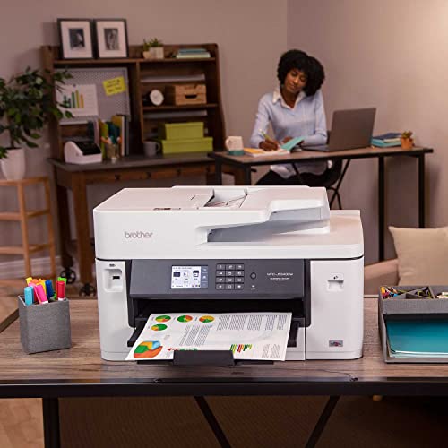 Brother MFC-J5340DW Business Color Inkjet All-in-One Printer with Printing up to 11”x17 (Ledger) Size Capabilities